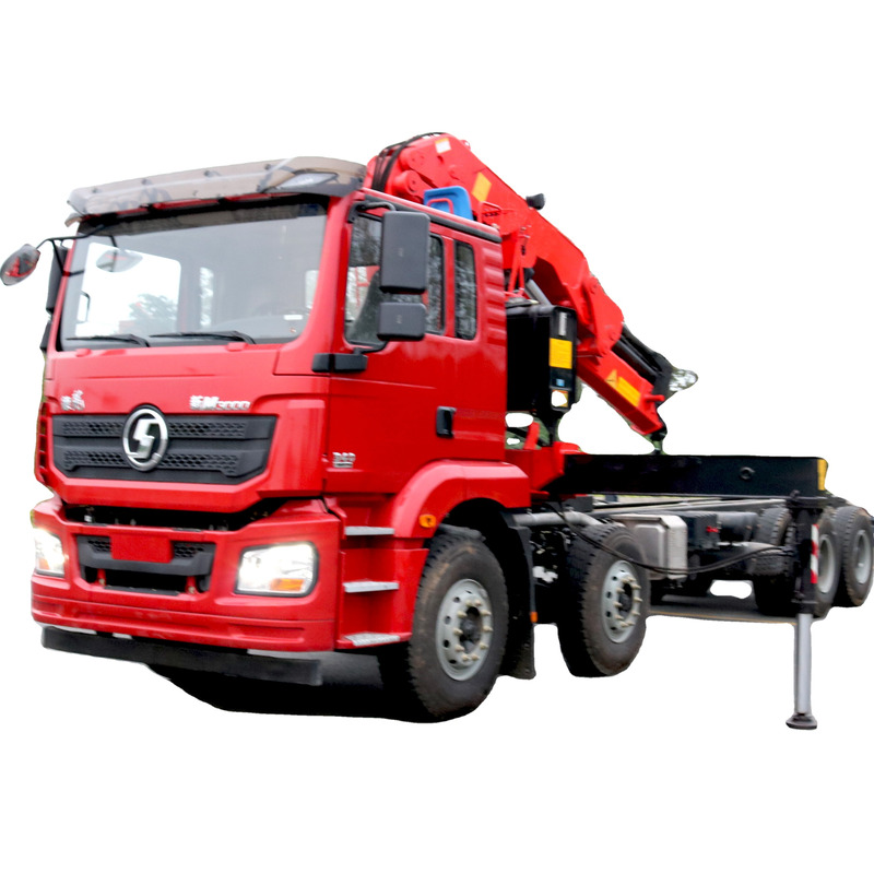 TRUCK CRANE SHACMAN 8x4 Truck Crane 20 Ton Hydraulic Knuckle Boom Crane Mounted For Trucks High ...